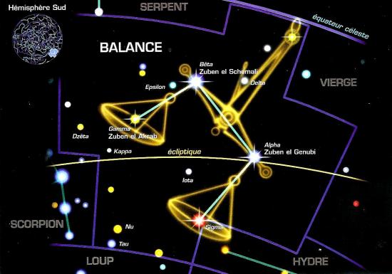 constellation de la balance